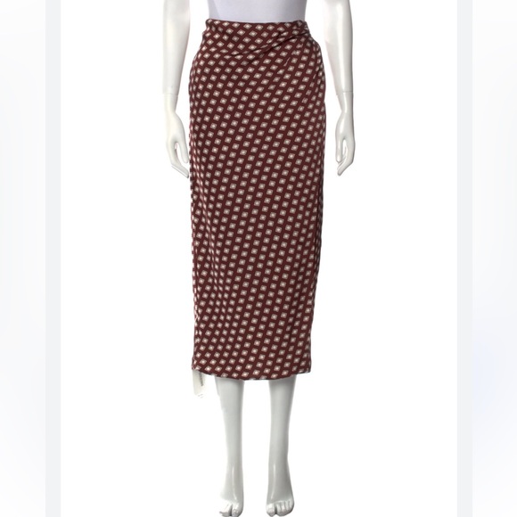 Jason Wu | Skirts | Jason Wu Midi Length Brown Skirt | Poshmark